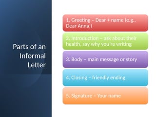Introduction to Informal Letter Grade 7.pptx