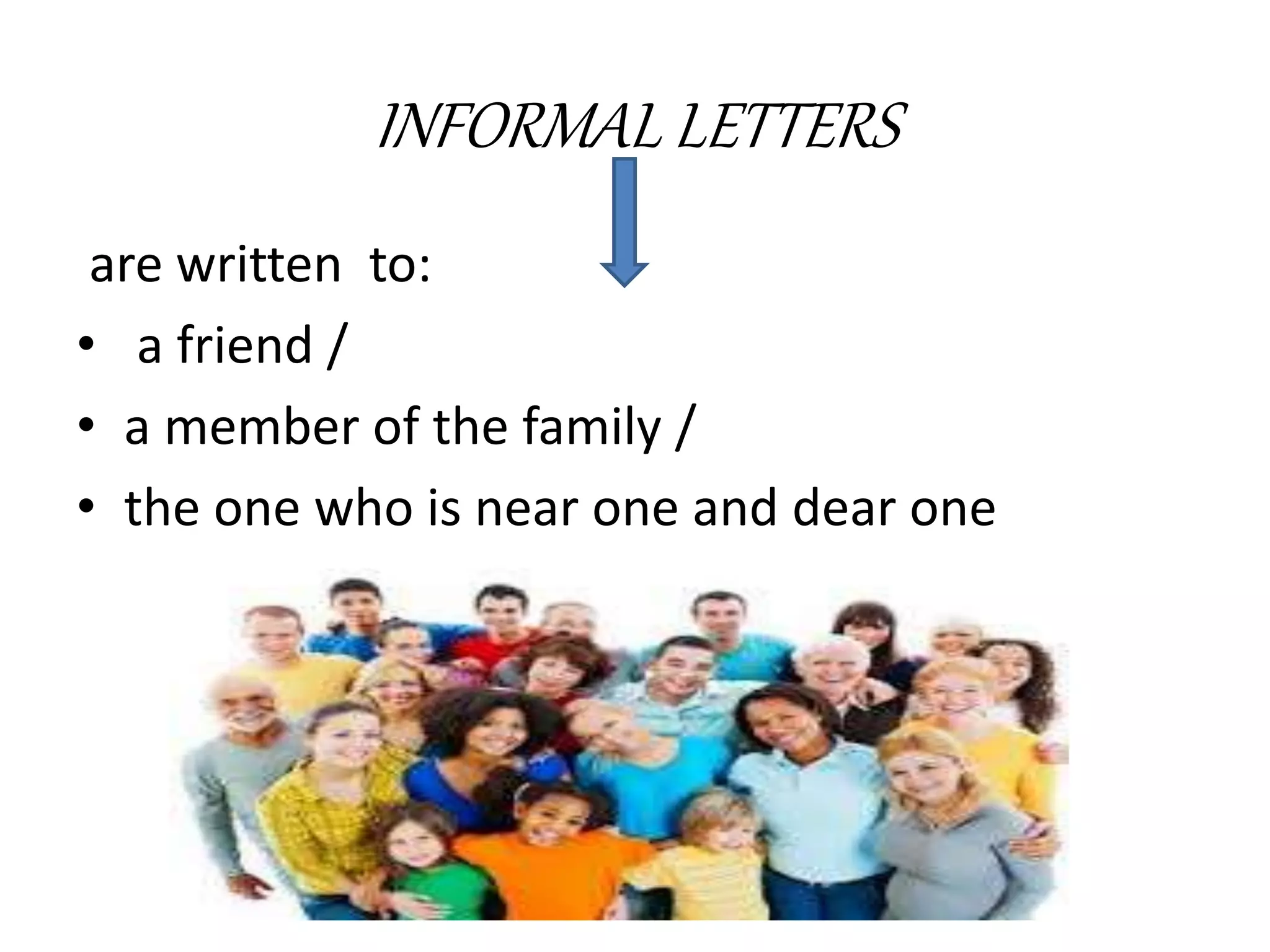 Informal letter writing | PPTX