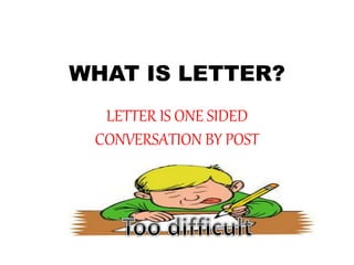 Informal letter writing | PPTX
