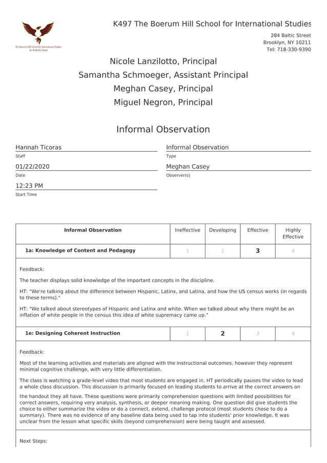 Informal observation 1:22:20 | PDF