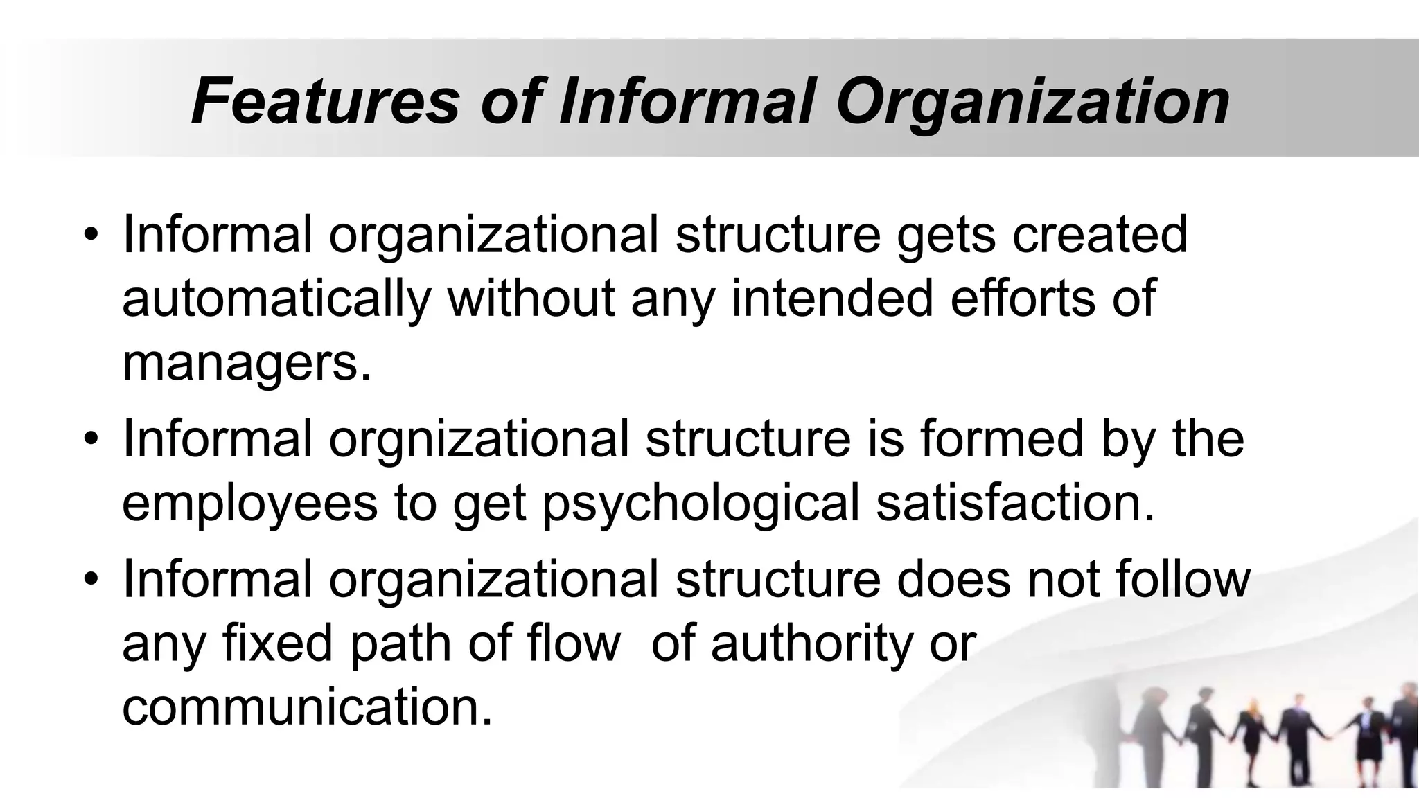 Informal organization | PPT