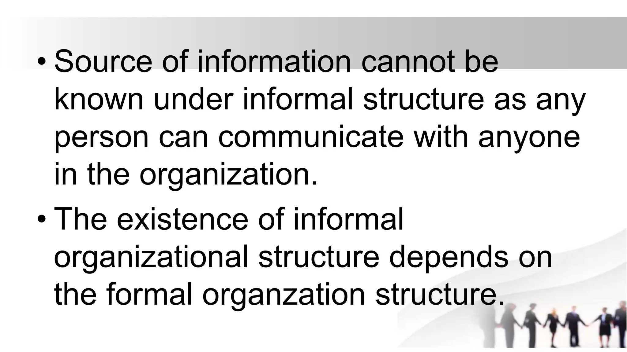 Informal organization | PPTX