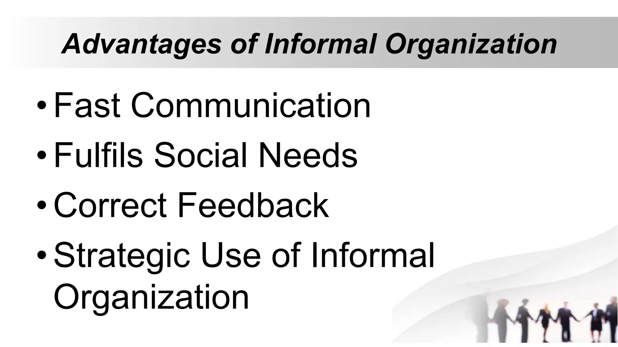 Informal organization | PPT