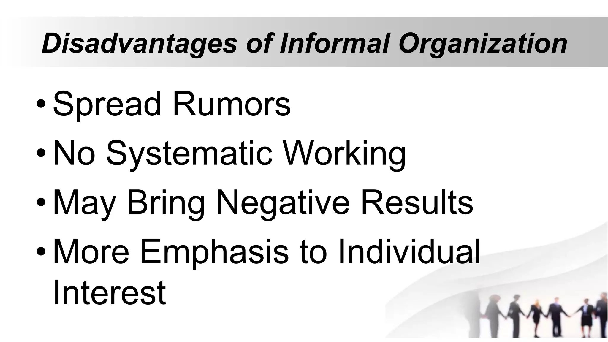 Informal organization | PPTX