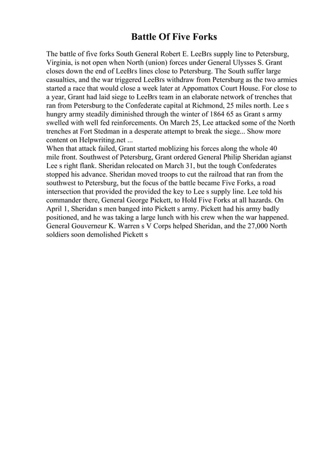 Informal Outline For Essay. | PDF