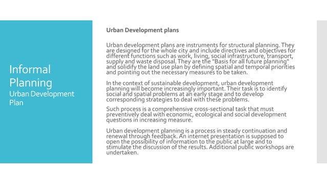 Informal planning english | PPT