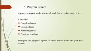 Informal Report and it's types ........... | PPTX