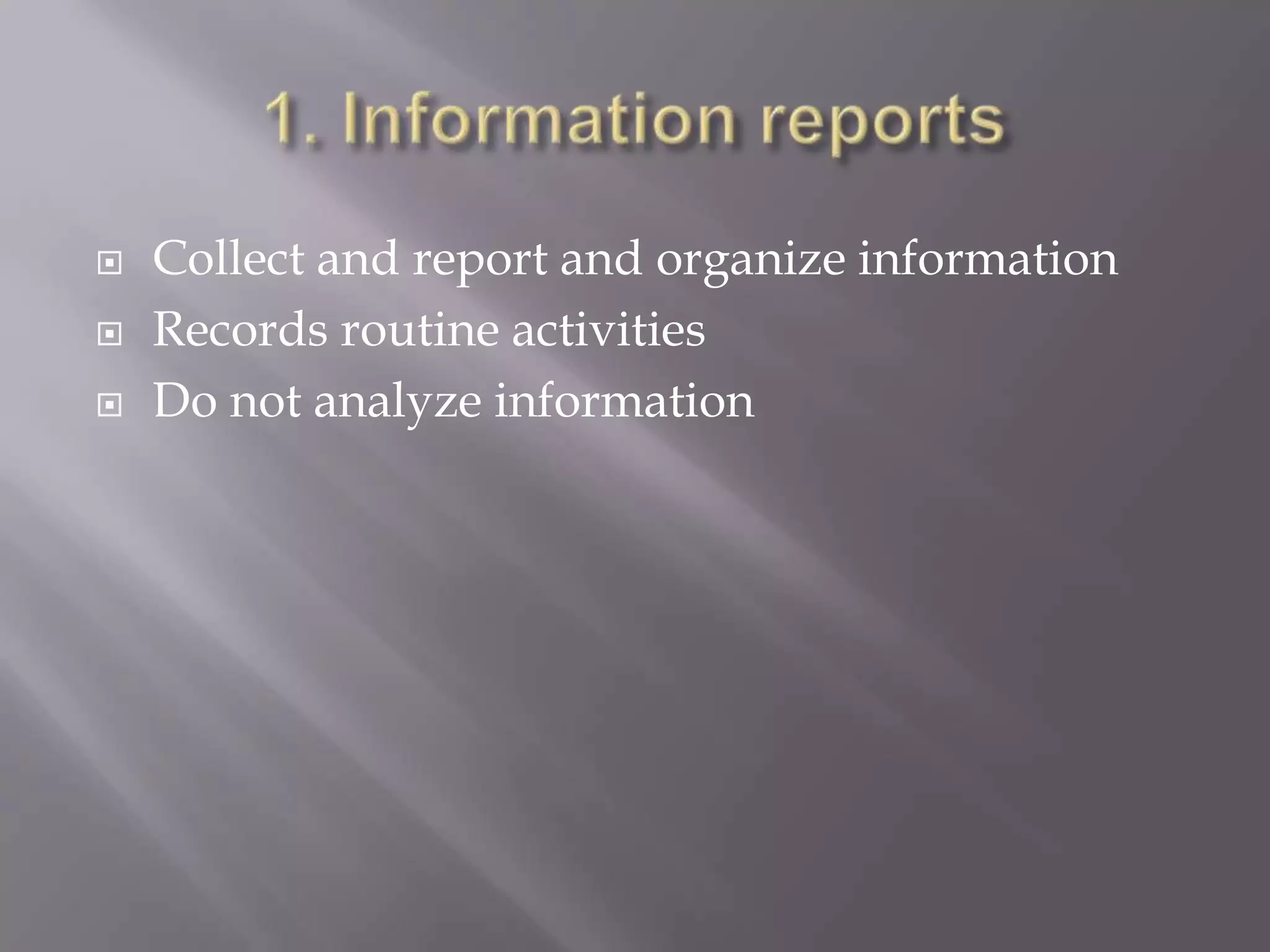 Informal reports, Guidelines for writing informal reports | PPTX