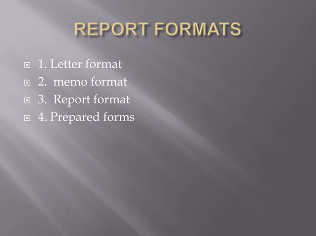 Informal reports, Guidelines for writing informal reports | PPTX ...