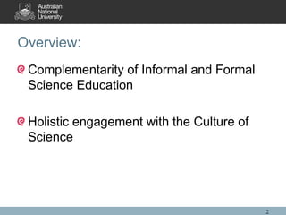 Informal Science Education - Sean Perera | PDF