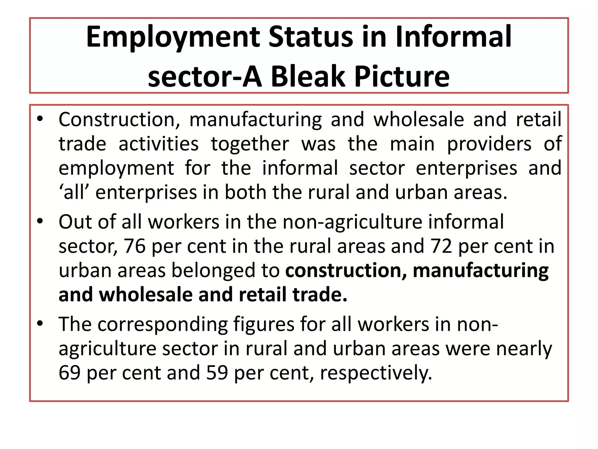Informal sector | PPTX