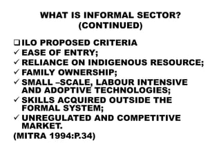 INFORMAL_SECTOR__The University of Burdwan | PPT