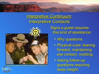 Informal visitor contacts final version | PPT