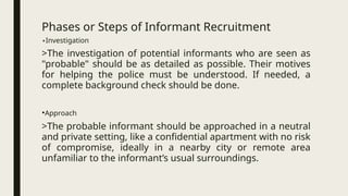 Informant vs informer in fundamentals human rights | PPTX