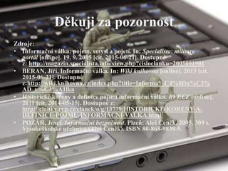 Informační válka | PPTX