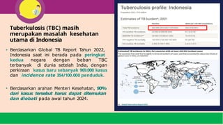 Materi Informasi dasar Tuberkulosis (TBC) 2024 | PPT