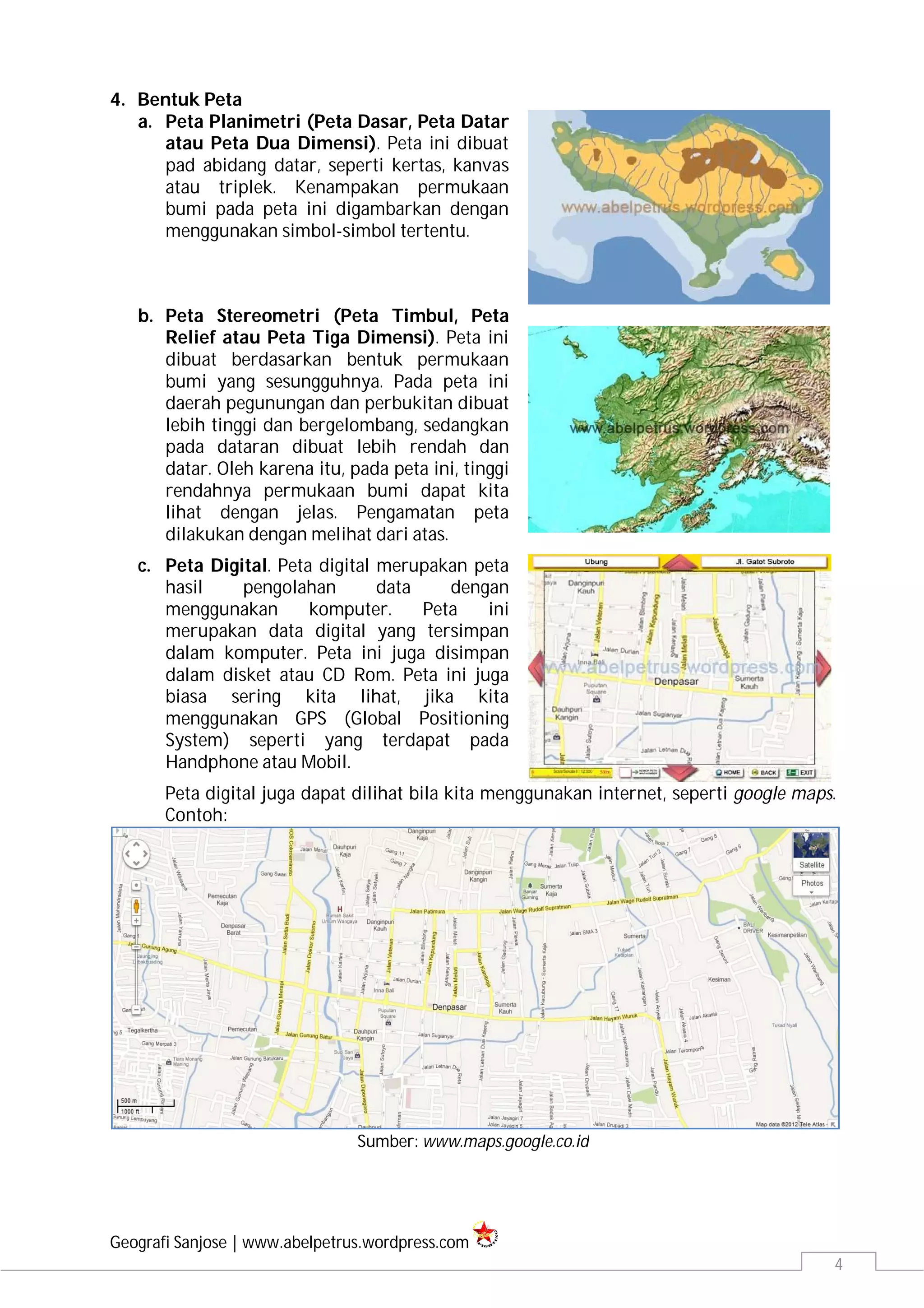 Informasi keruangan dari peta, Sanjose | PDF