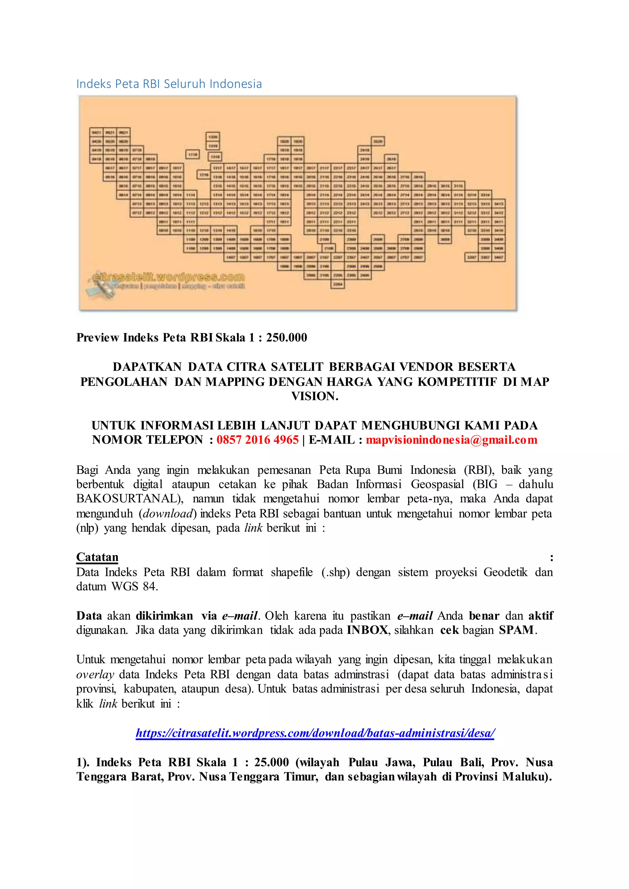 Informasi nomor lembar peta dan menghitung koordinat dari nomor lembar ...