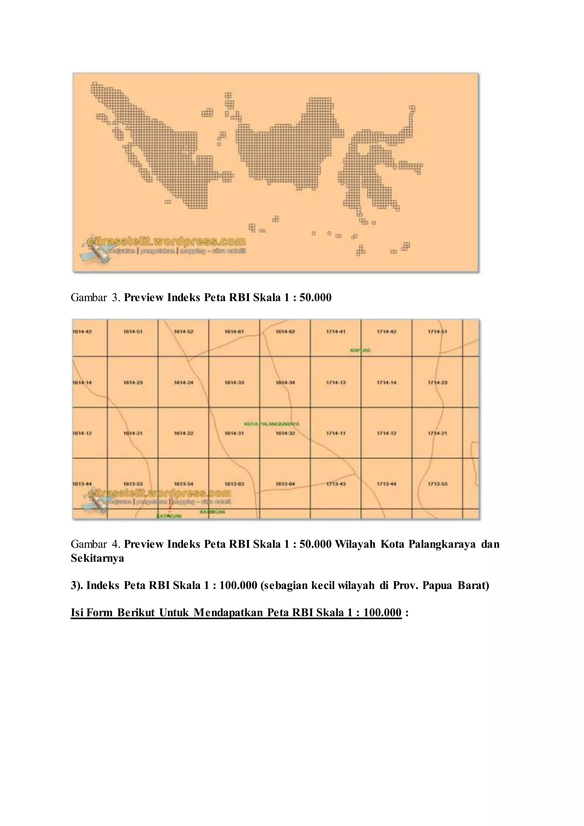 Informasi nomor lembar peta dan menghitung koordinat dari nomor lembar peta | DOCX