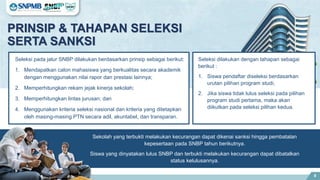 Informasi SNBP 2025 for sman student.... | PDF