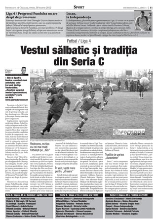 Informaţia de Călăraşi 30.03.2012
