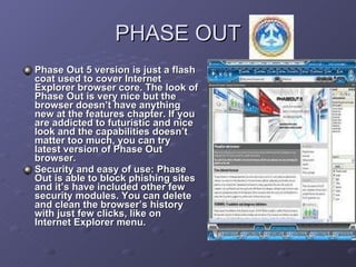 browsers check it out!......5 | PPT