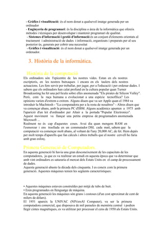 Resum Informatica | DOC
