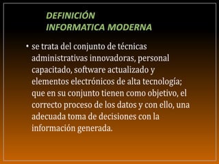Informatica moderna | PPTX