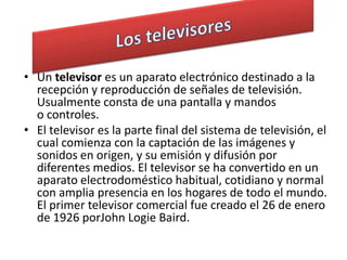 La televisiones | PPTX
