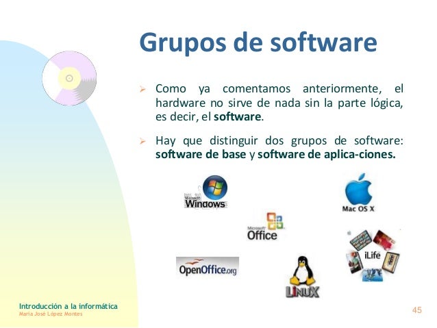 Modulo 1.3: Instalacion y Mantenimiento de Aplicaciones Ofimaticas: Software de aplicación