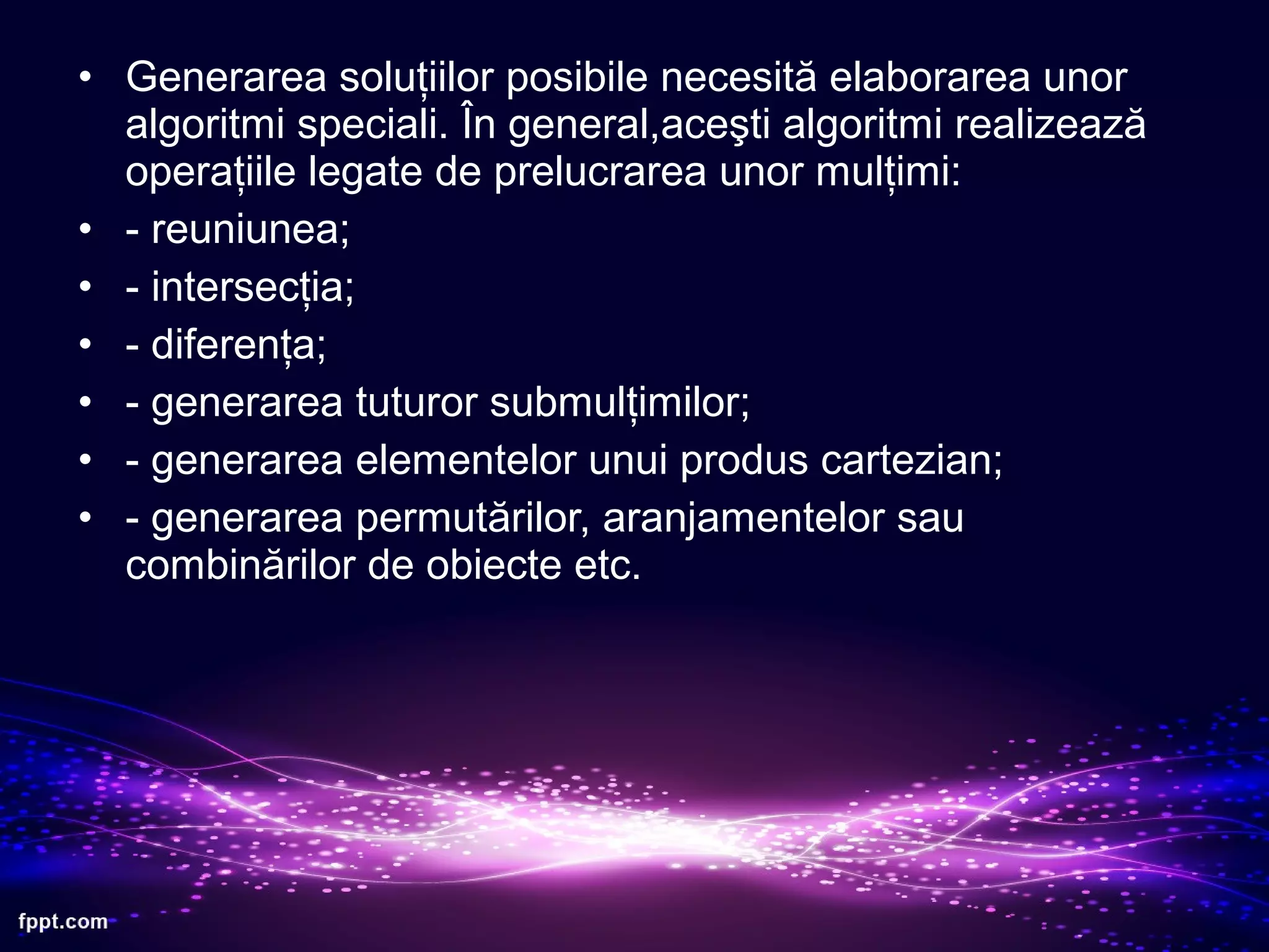 Tehnici de programare | PPT