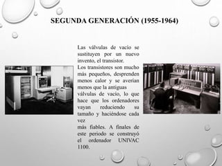 EVOLUCION DE LA INFORMATICA | PPTX