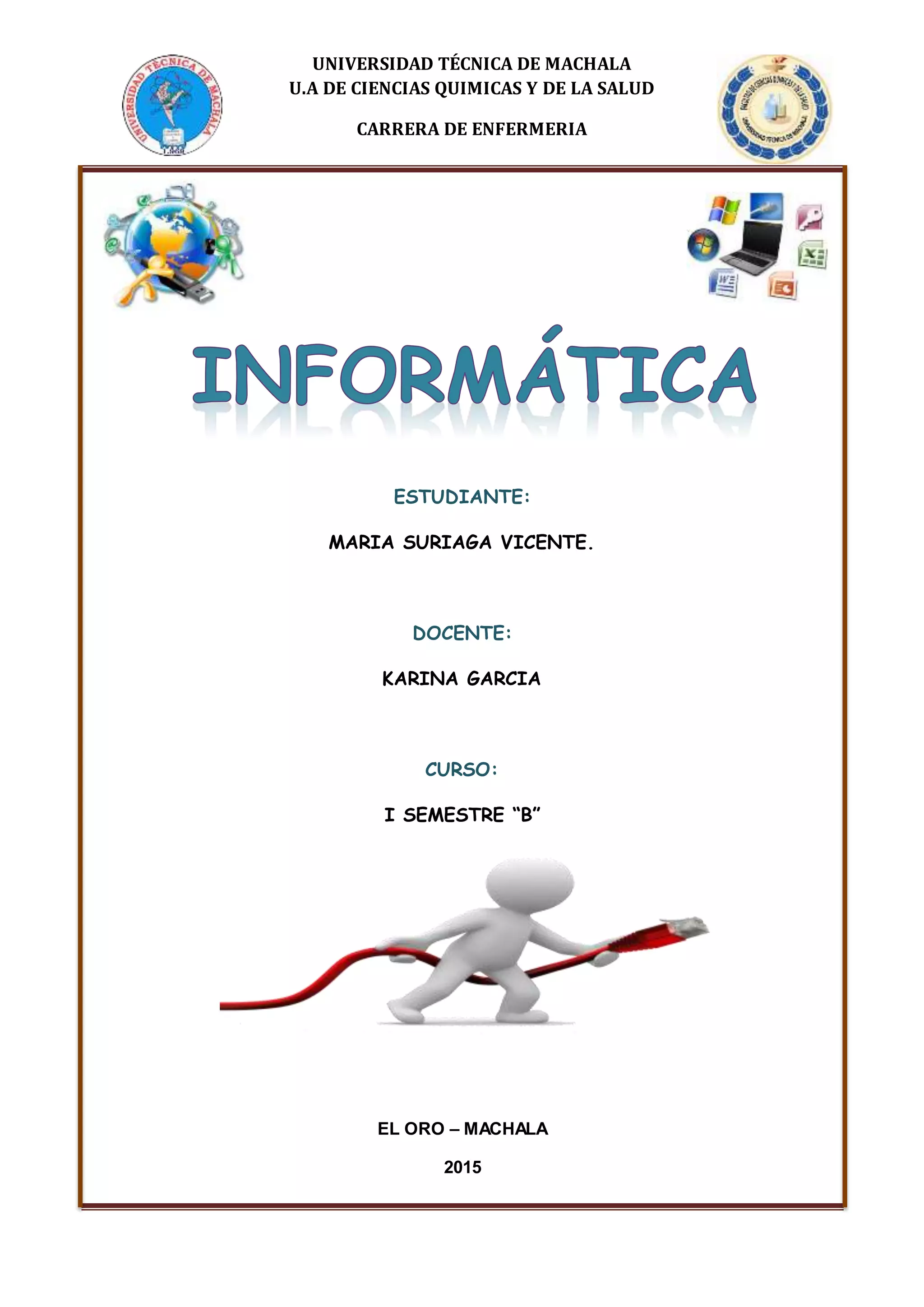CARATULA DE INFORMATICA | PDF