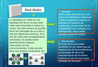 Tipos y Topologias de Red (INFORMÁTICA) | PPTX