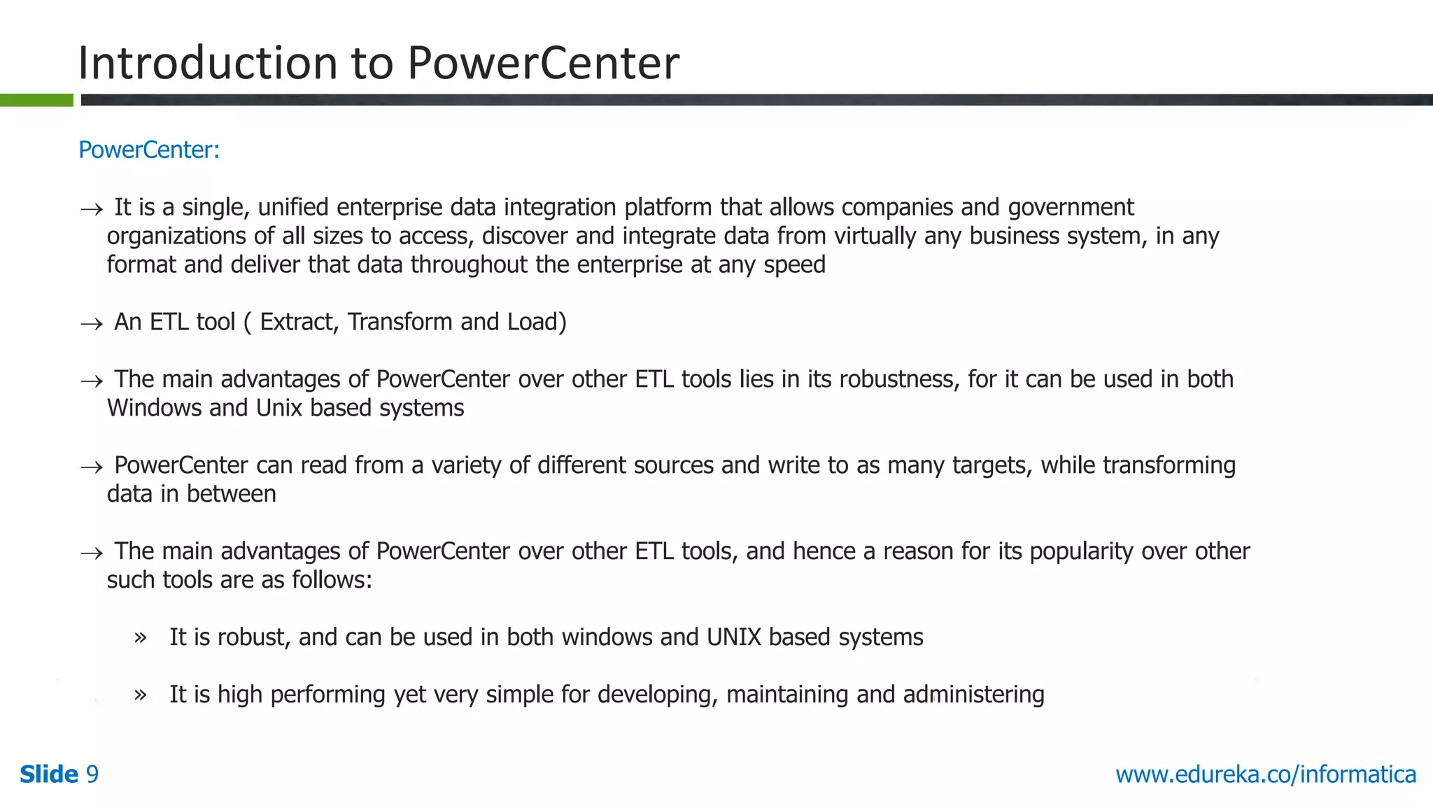 Management in Informatica Power Center | PDF | Databases | Computer ...