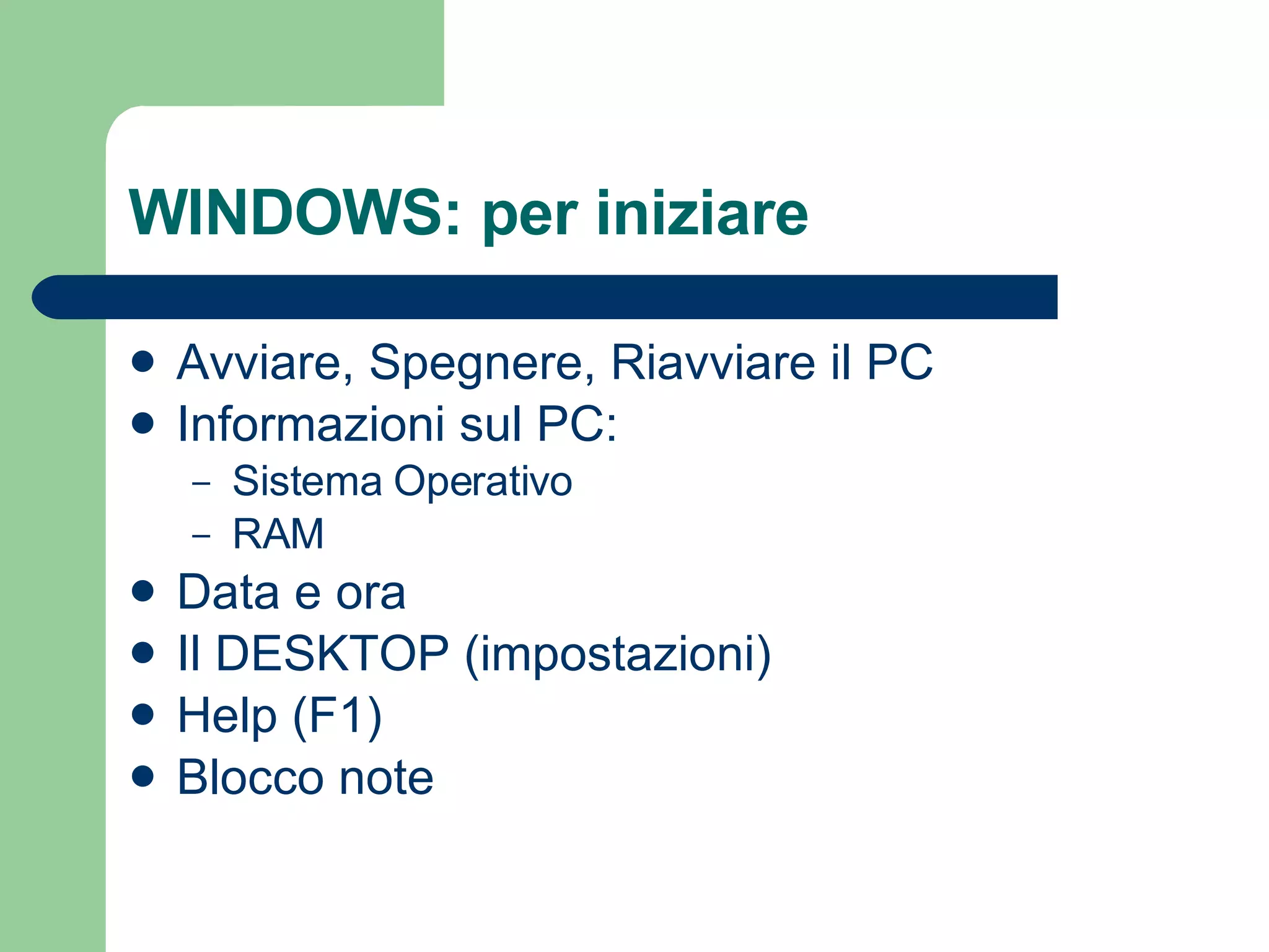 Informatica Base Windows | PPT