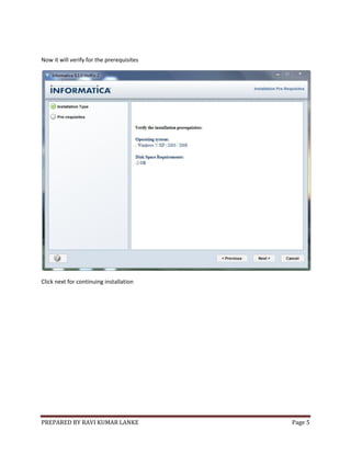Informatica client | PDF