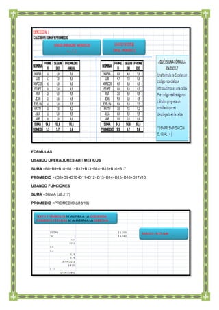 Informatica formulas | DOCX | Business Accounting & Finance | Business