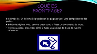 Microsoft Frontpage | PPTX