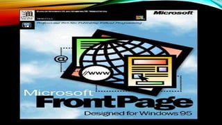 Microsoft frontpage | PPTX