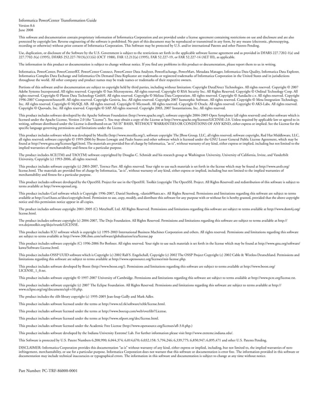 Informatica transformation guide | PDF | Web Development | Internet