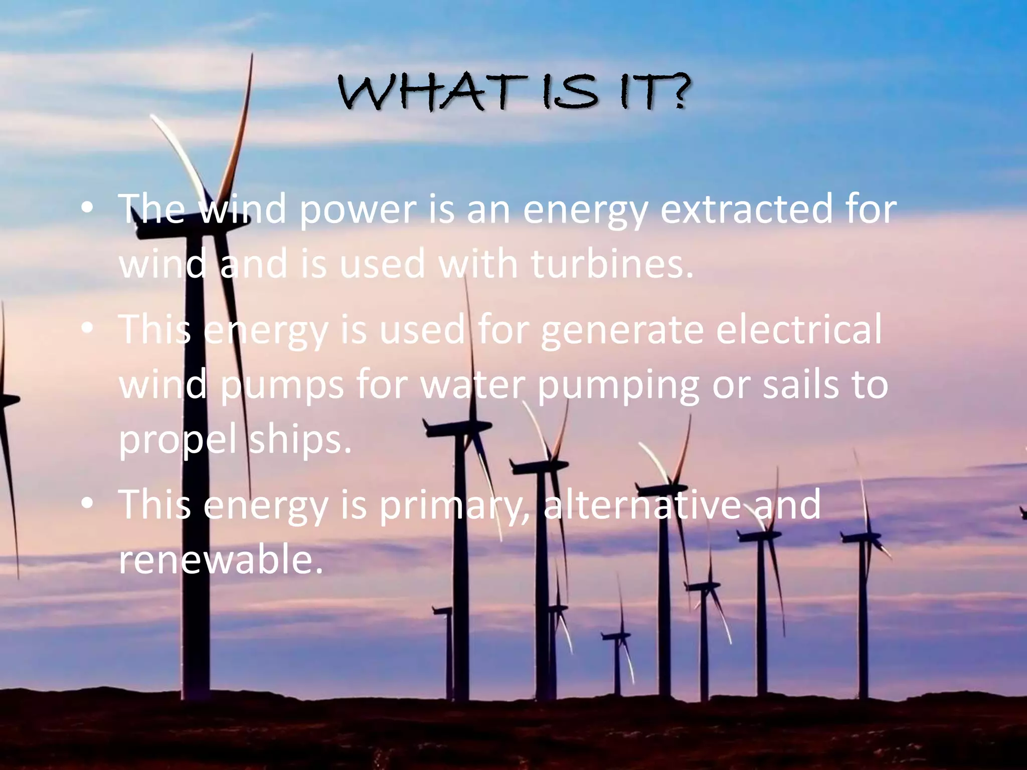 The wind power | PPTX
