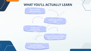 Confusion to Career with Informatica CDQ | PPTX