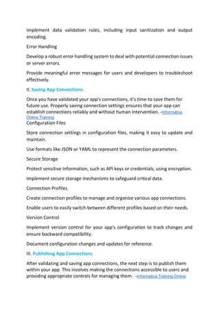 Informatica Cloud Online training | PDF