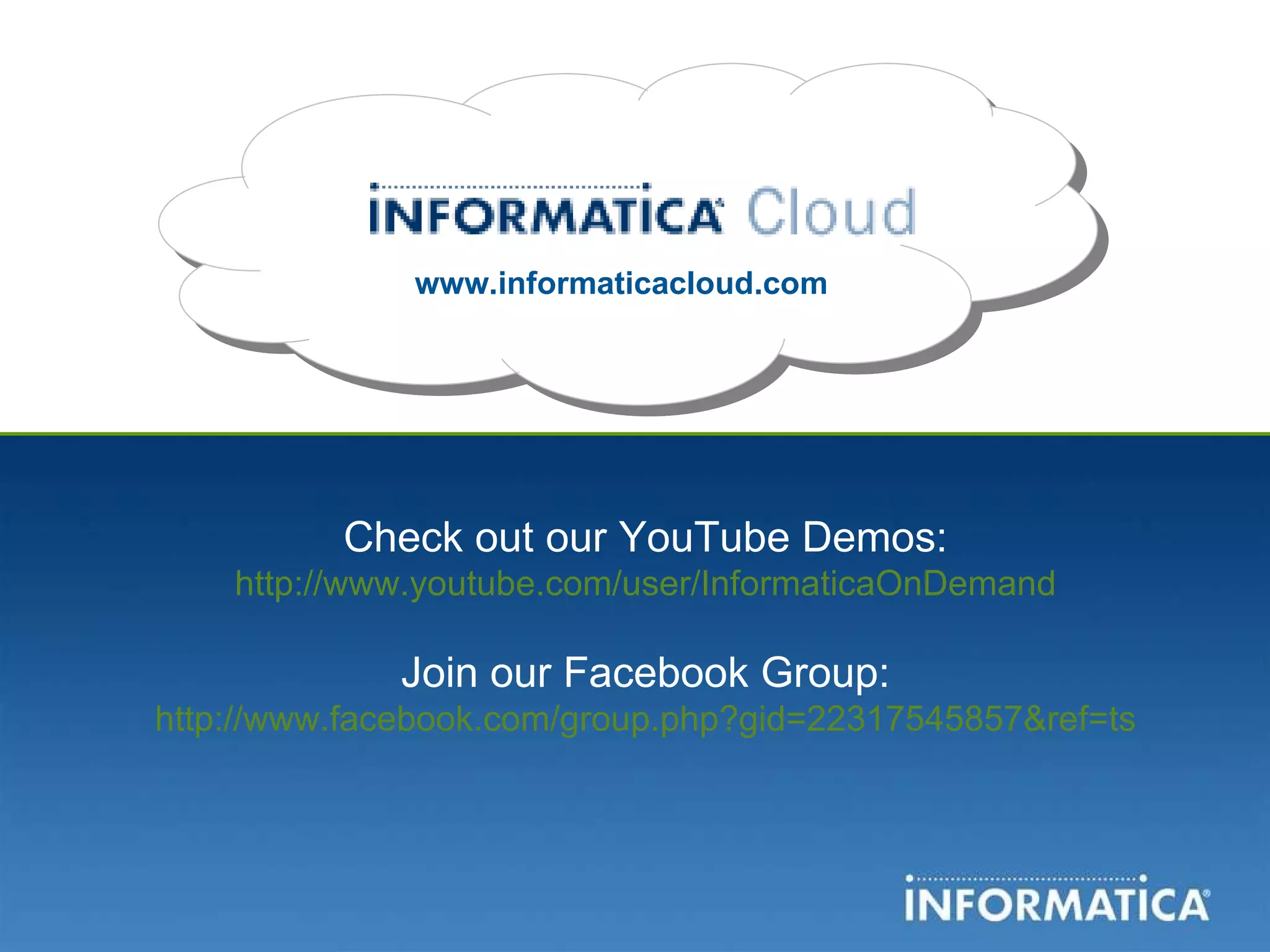 Informatica Cloud Overview | PPT