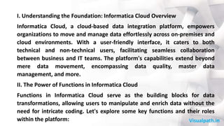 Informatica Cloud Training - Informatica Cloud Online Training.pptx