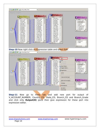 Informatica complex transformation i | PDF