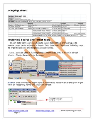 Informatica complex transformation i | PDF