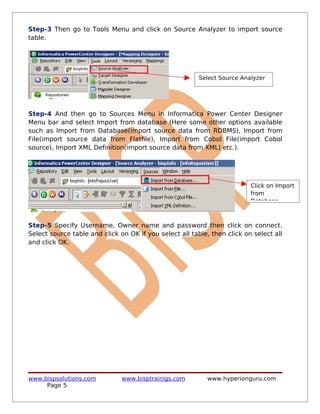 Informatica complex transformation i | PDF