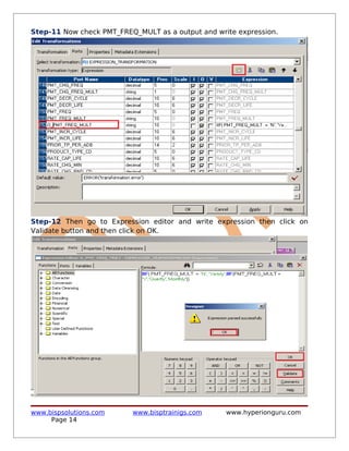 Informatica complex transformation ii | PDF
